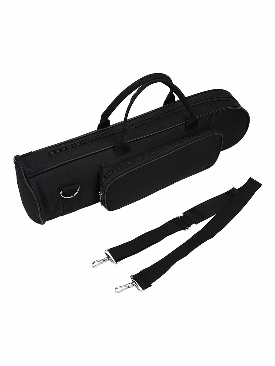 Сумка для трубы из ткани Оксфорд с плечевым ремнем, черный утолщенный футляр для инструмента LADE с регулируемым ремнем
