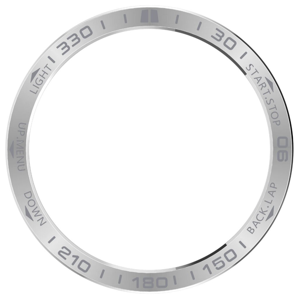 Безель Из Гоночной стали Fenix8-Серебристо-Серый-SOLAR 47 ММ