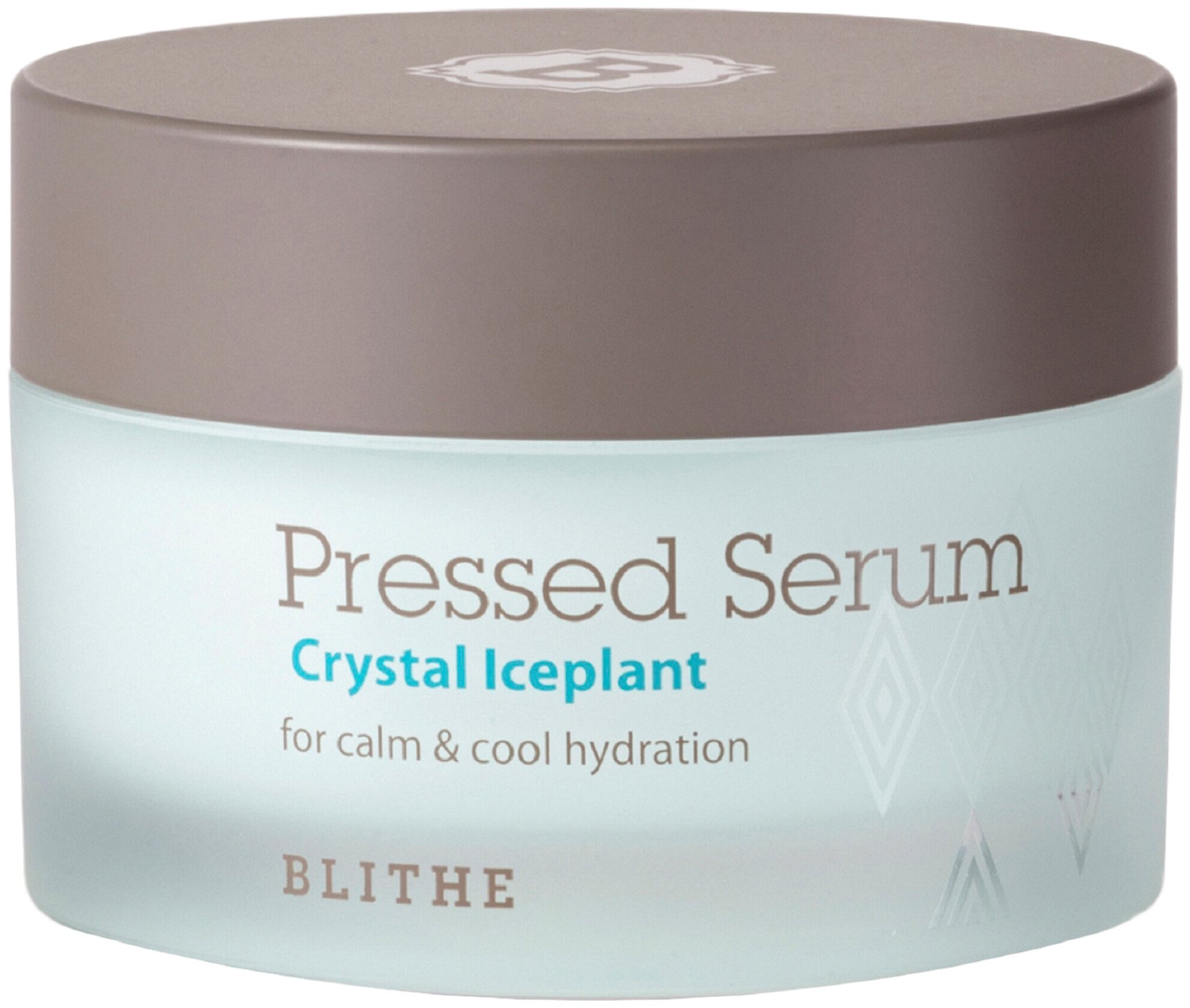 BLITHE Pressed Serum Crystal Iceplant Спрессованная сыворотка-крем увлажняющая для лица, 50 мл