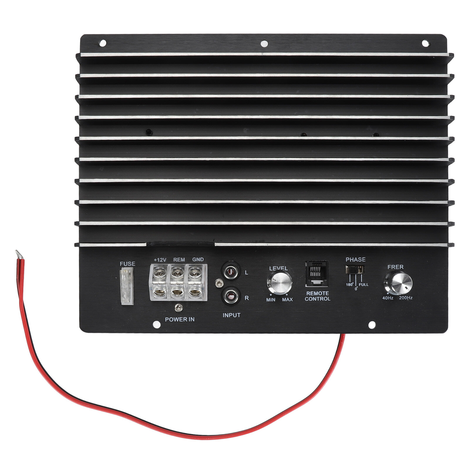 Автомобильный усилитель 12V 1000W алюминиевая панель 4 трубы