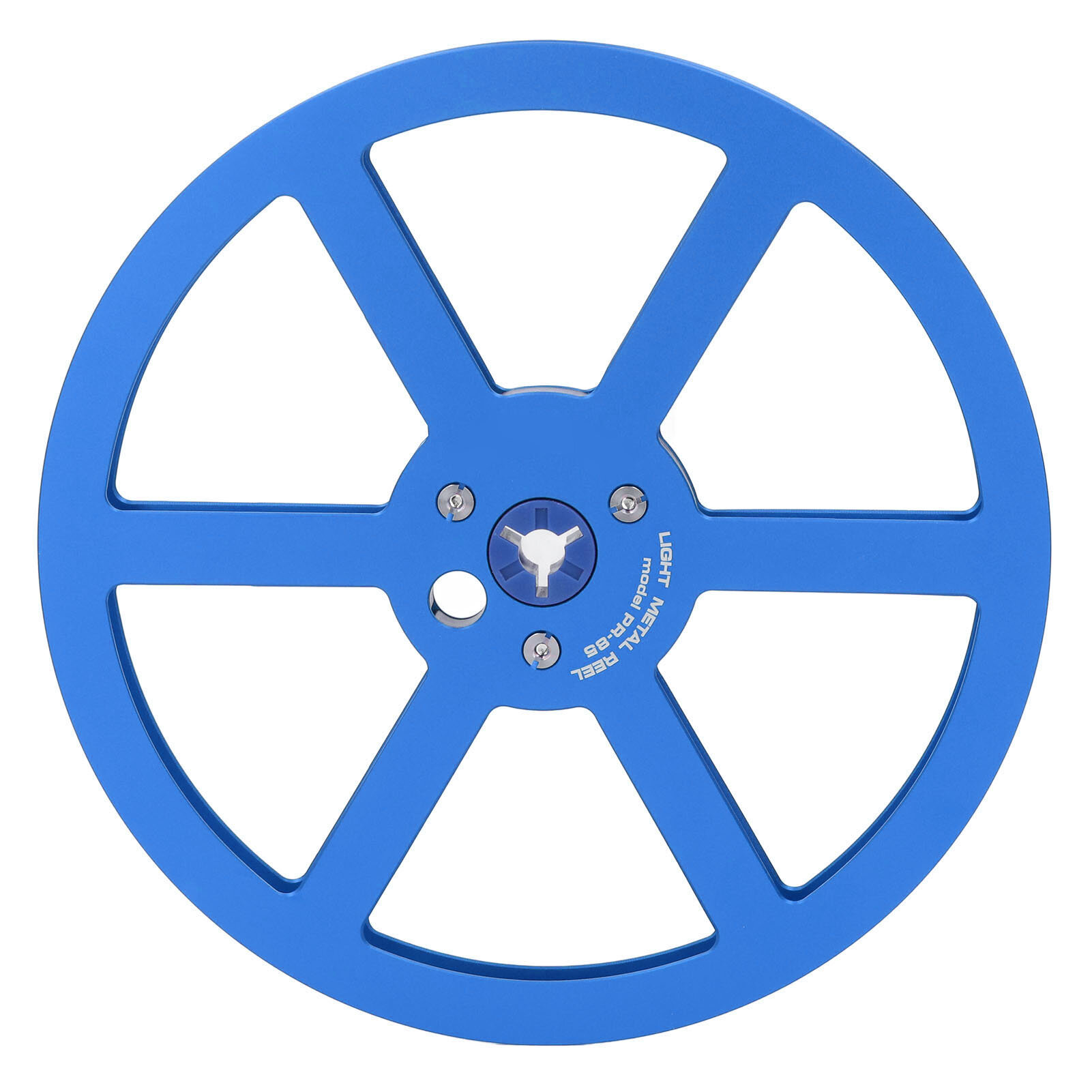 1/4 7 -дюймового набережного алюминиевая металлическая катушка 6 отверстий универсальная звуковая лента пустая катушка для катушки для катушки с маленьким хабом синий