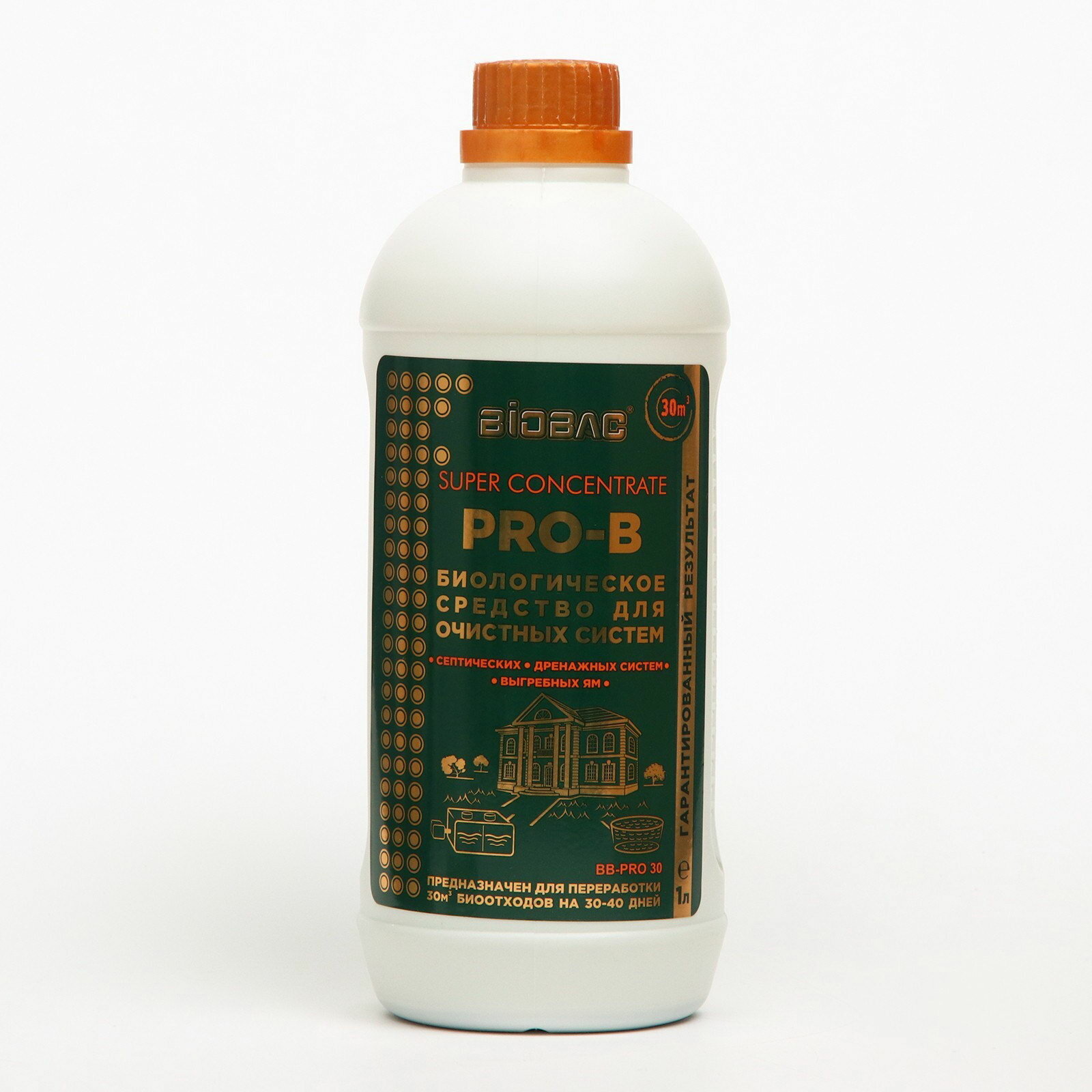 Средство для очистных систем, органическое, концентрированное, 1000 мл