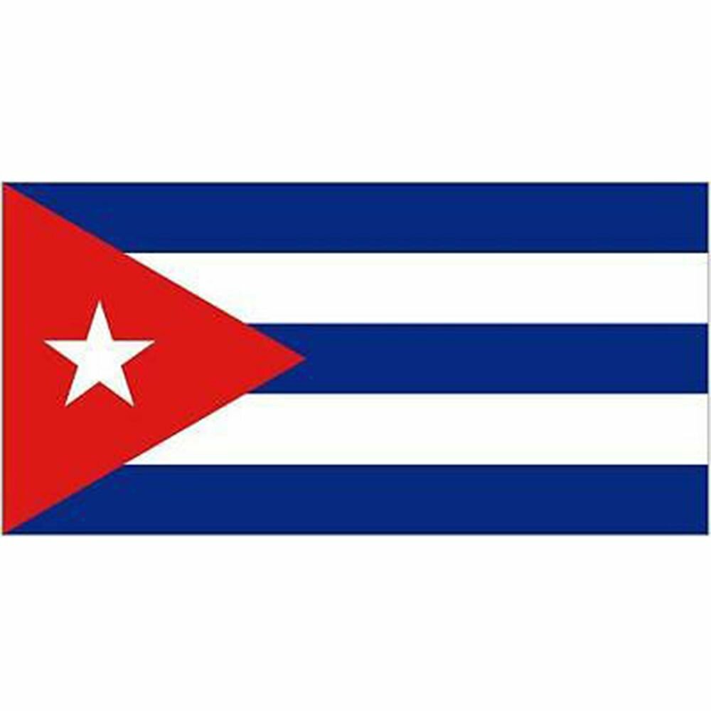 Флаг Кубы 90x150 см с металлическими петлями для подвешивания, национальный символ из 100% полиэстера для дома и мероприятий