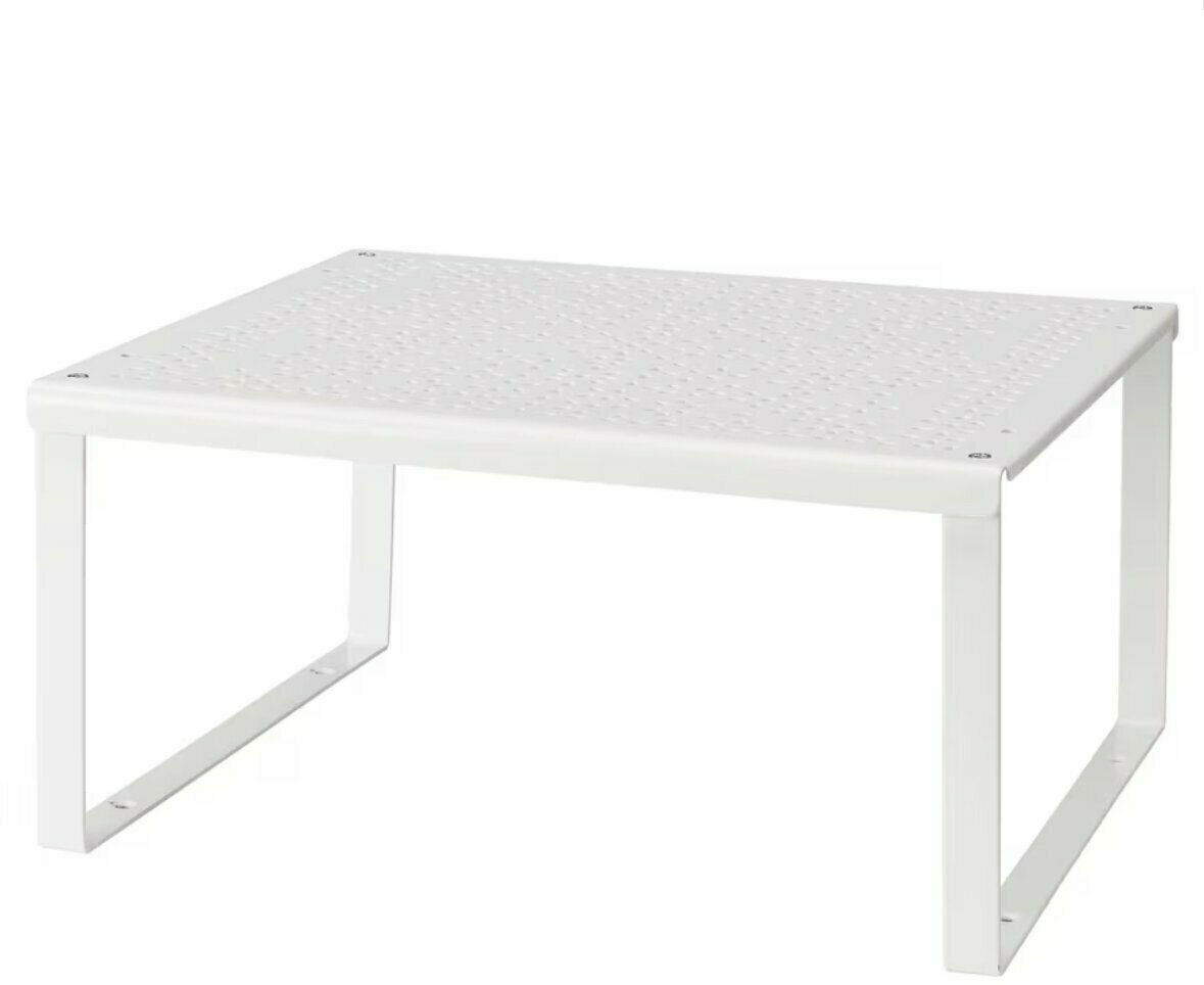 Полка IKEA NINI/VARYERA, для специй, настольная, металл, цвет белый