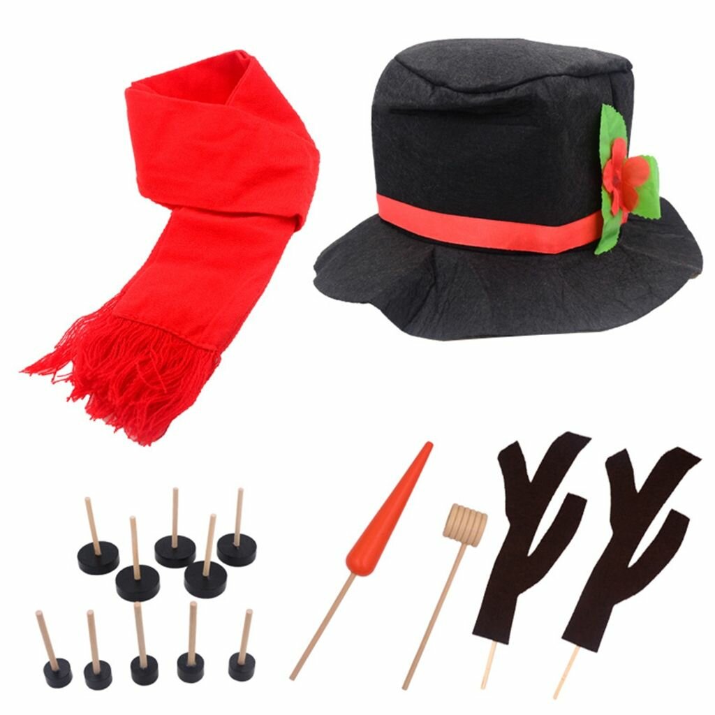 Рождественский креативный костюм реквизит, набор украшений снеговика-1 комплект