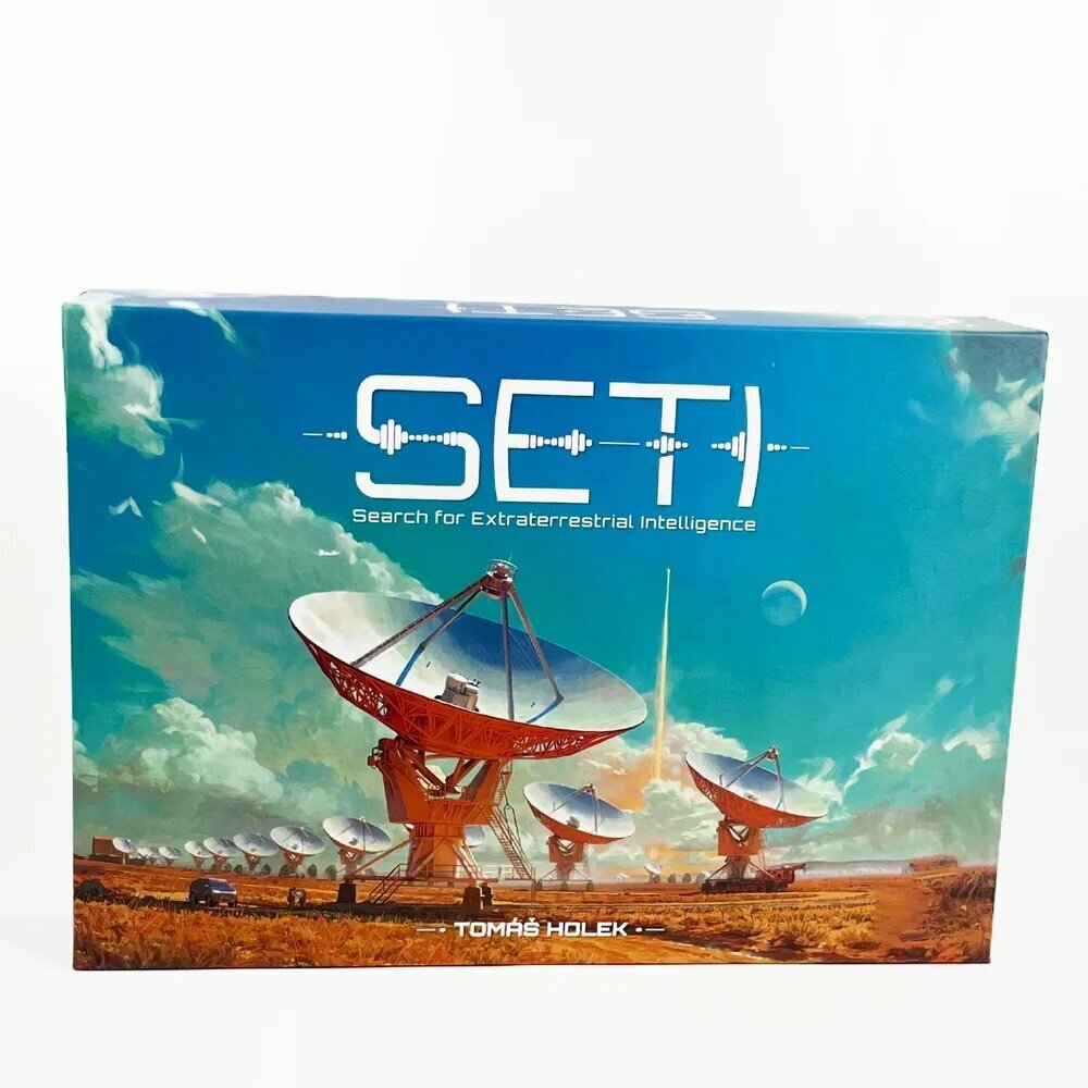 Настольная игра SETI: Покорите Галактику Немецкая стратегия с вращающейся звездной картой Встречайте 5 видов инопланетных рас