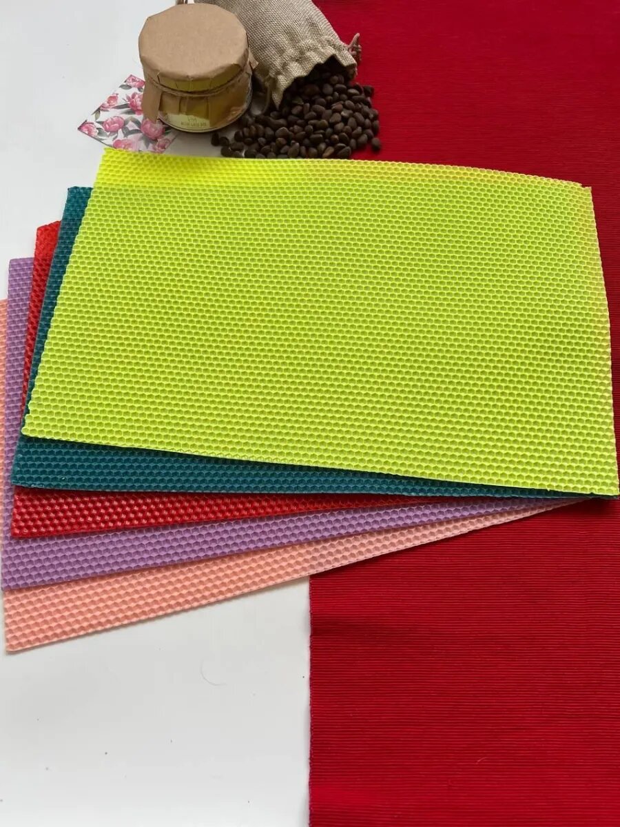 Набор вощины для изготовления свечей большой 40х26