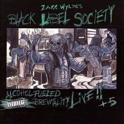 BLACK LABEL SOCIETY - Alcohol Fueled Brewtality Live! + 5, (2LP, 180 Gram Blue Vinyl) Виниловая Пластинка