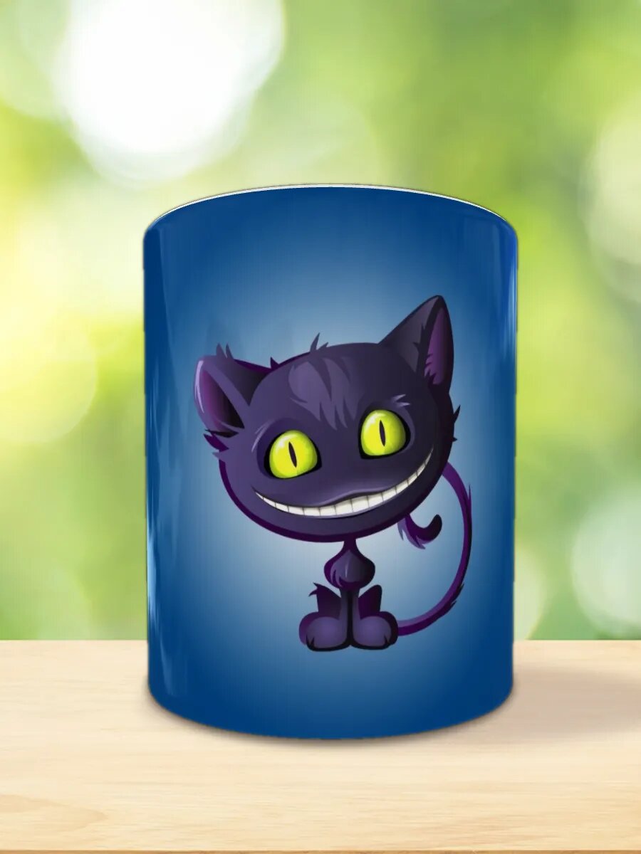 Кружка Чеширский кот арт