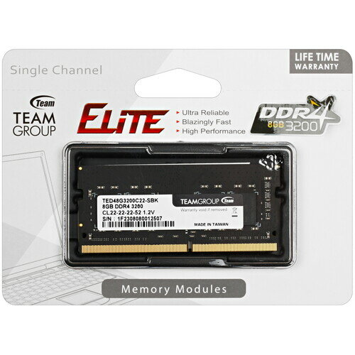 Оперативная память TEAMGROUP TED48G3200C22-S01