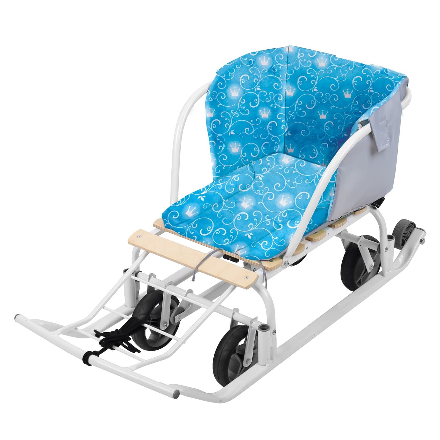 Сиденье-Матрац для санок универсальное Nika, СС2-2/6, с коронами