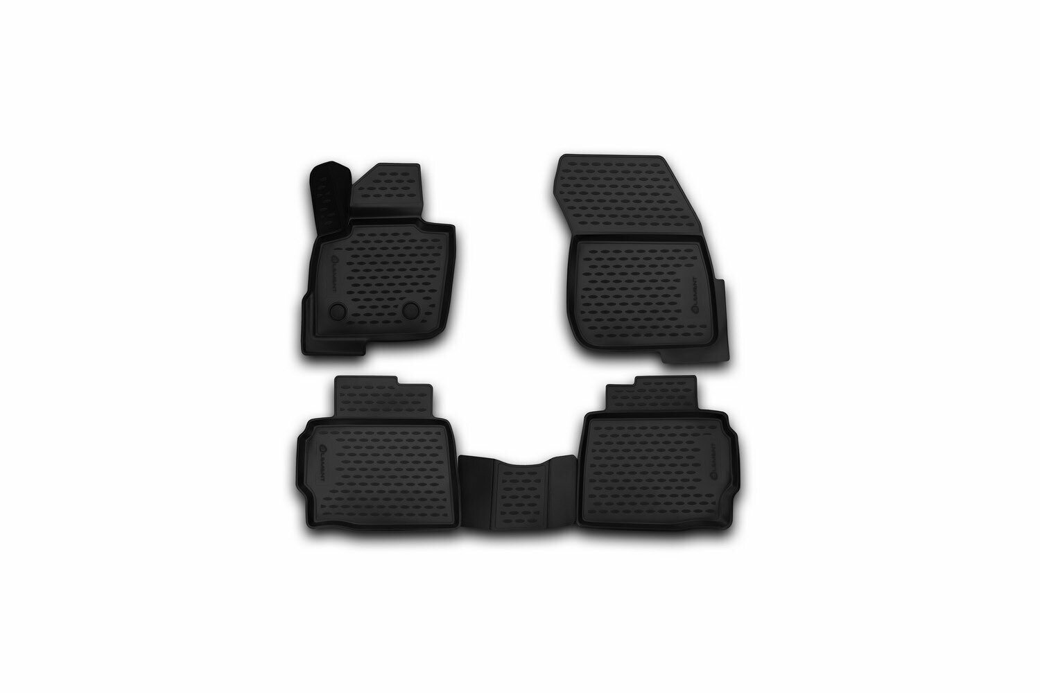 Коврики 3D в салон FORD Mondeo, 01/2015-, 4 шт. (полиуретан) Element. NLC.3D.16.66.210K