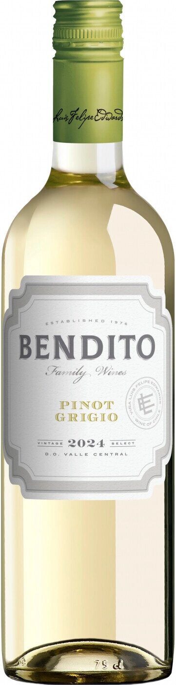 Вино "Bendito" Pinot Grigio, Valley Central DO, 2024