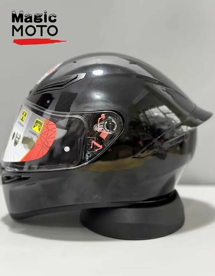 AGV Мотошлем, цвет: черный, размер: M