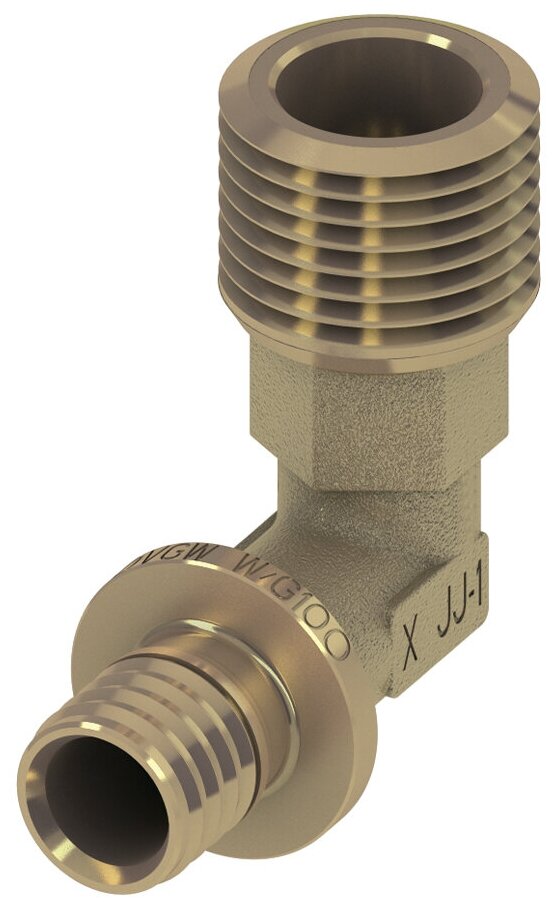 Угол Tece 20 мм х 3/4 НР(ш) латунь (767501)