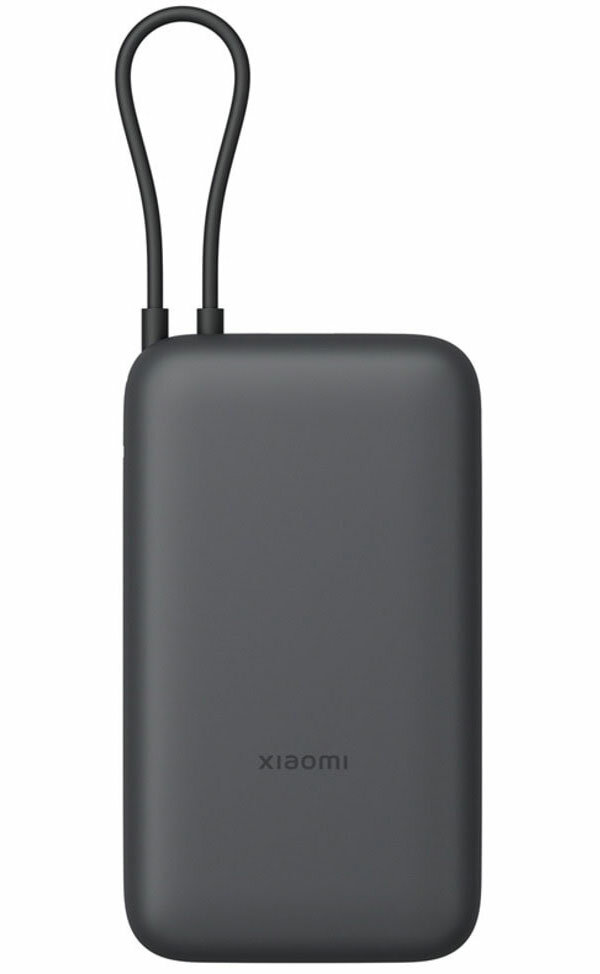 Внешний аккумулятор Xiaomi GL Dark Gray, 20000 mAh, двусторонняя зарядка, Li-ion