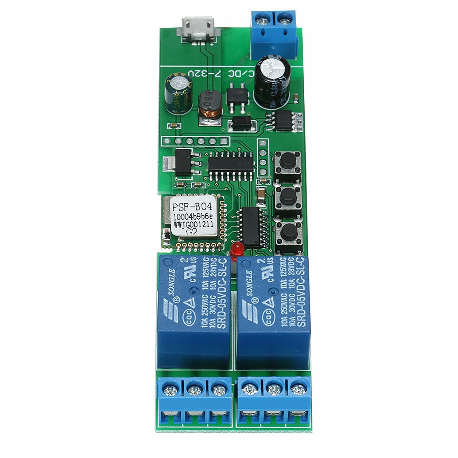 EWeLink Smart Wifi Switch Универсальный модуль 2CH USB DC5V / 7-32V Беспроводной