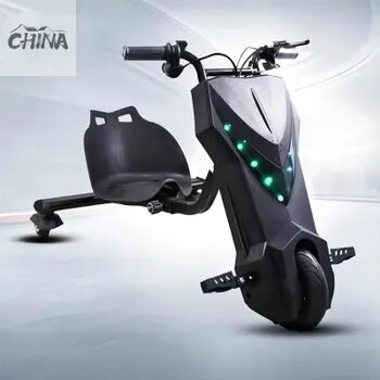 Детский электрический самокат-Дрифт карт (дрифт карт)Вращение на 360 градусов, электрический трехколесный велосипед 24 В