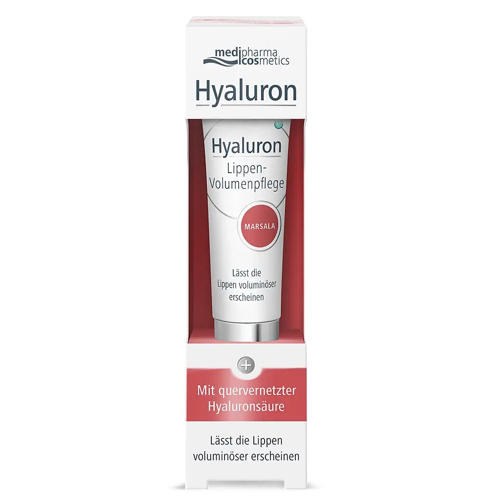 Medipharma Cosmetics Hyaluron Бальзам для объема губ марсала 7 мл 1 шт