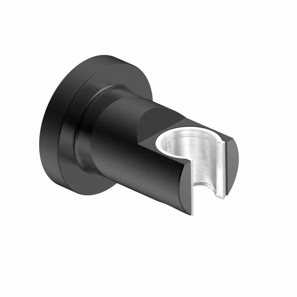 Держатель душевой лейки AQUAme матовый черный AQM8722MB