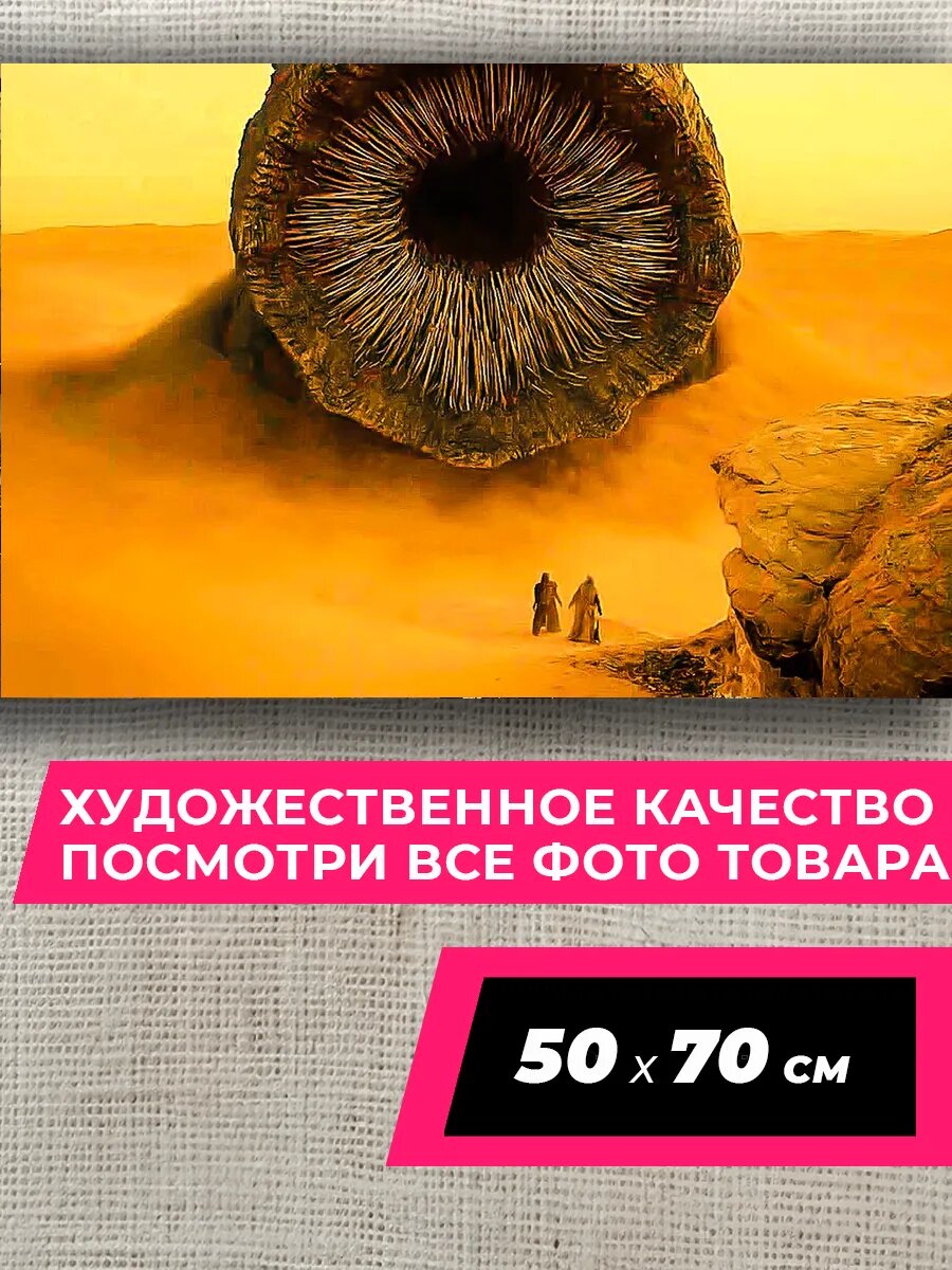 Плакат Дюна на стену 27 Dune 50 на 70, матовая фотобумага премиум качества