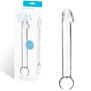 Glas Realistic Head Glass Dildo, прозрачный Стеклянный дилдо с реалистичной головкой