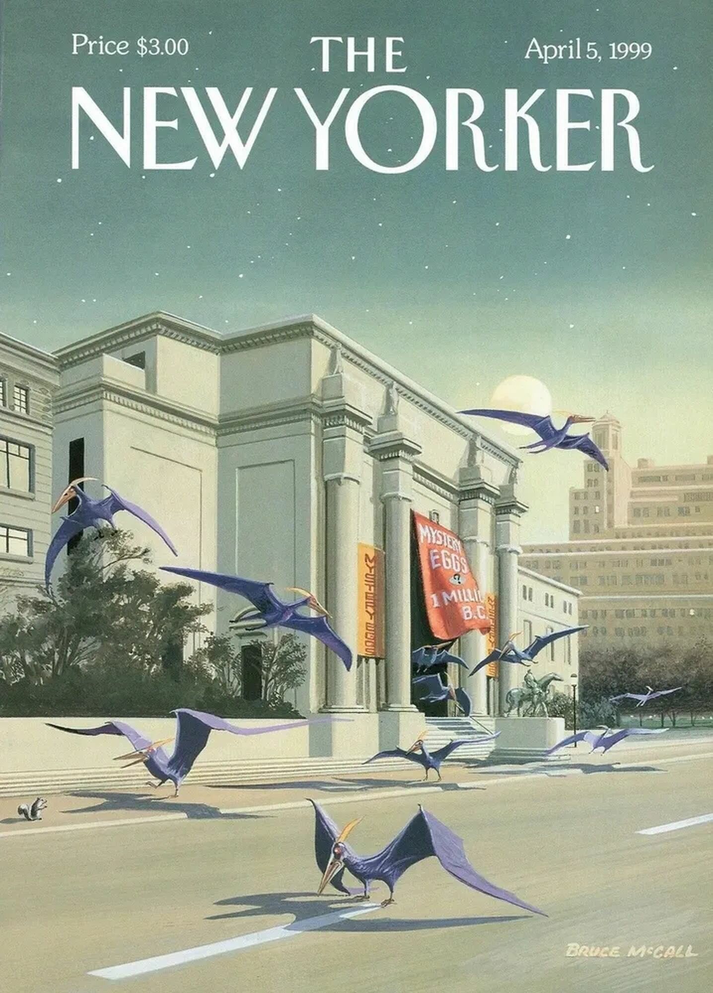 Плакат, постер the new yorker обложка. Нью йоркер на бумаге, размер 30х42см