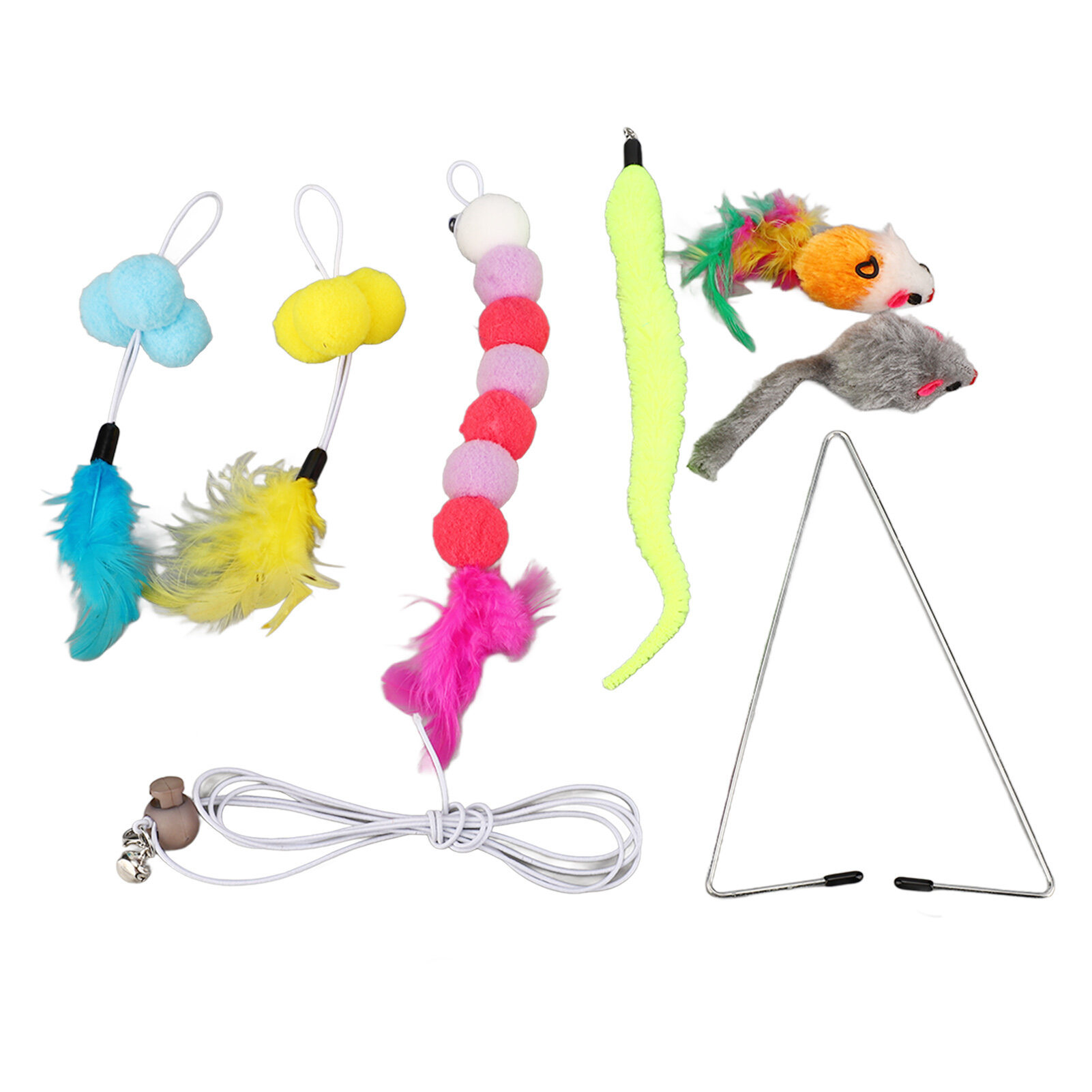 Hanging Door Cat Toys Adjustable Funny Self Play Interactive for Cats Pets