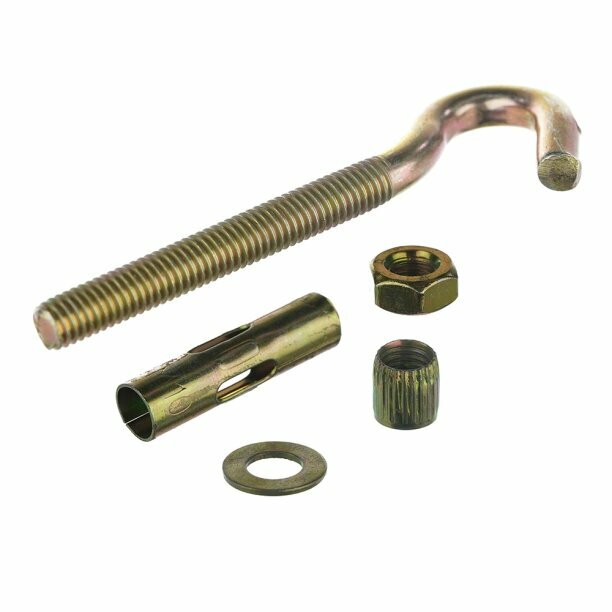 Анкерный болт c S-крюком FIXBERG D10x60 мм