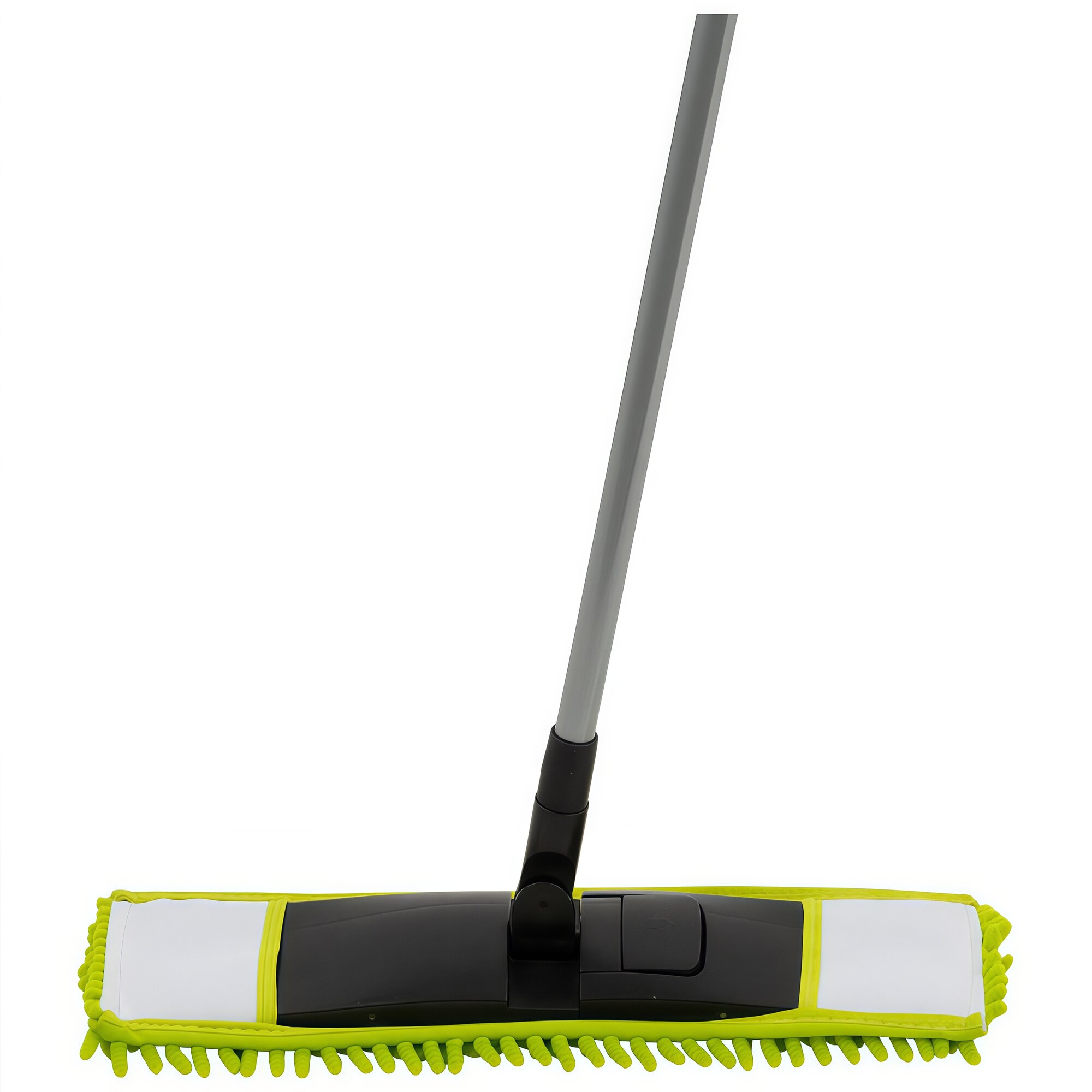 Швабра для пола Рыжий кот Mop Clean Лапша, насадка микрофибра, 41 x 12 см, рукоятка 110 см