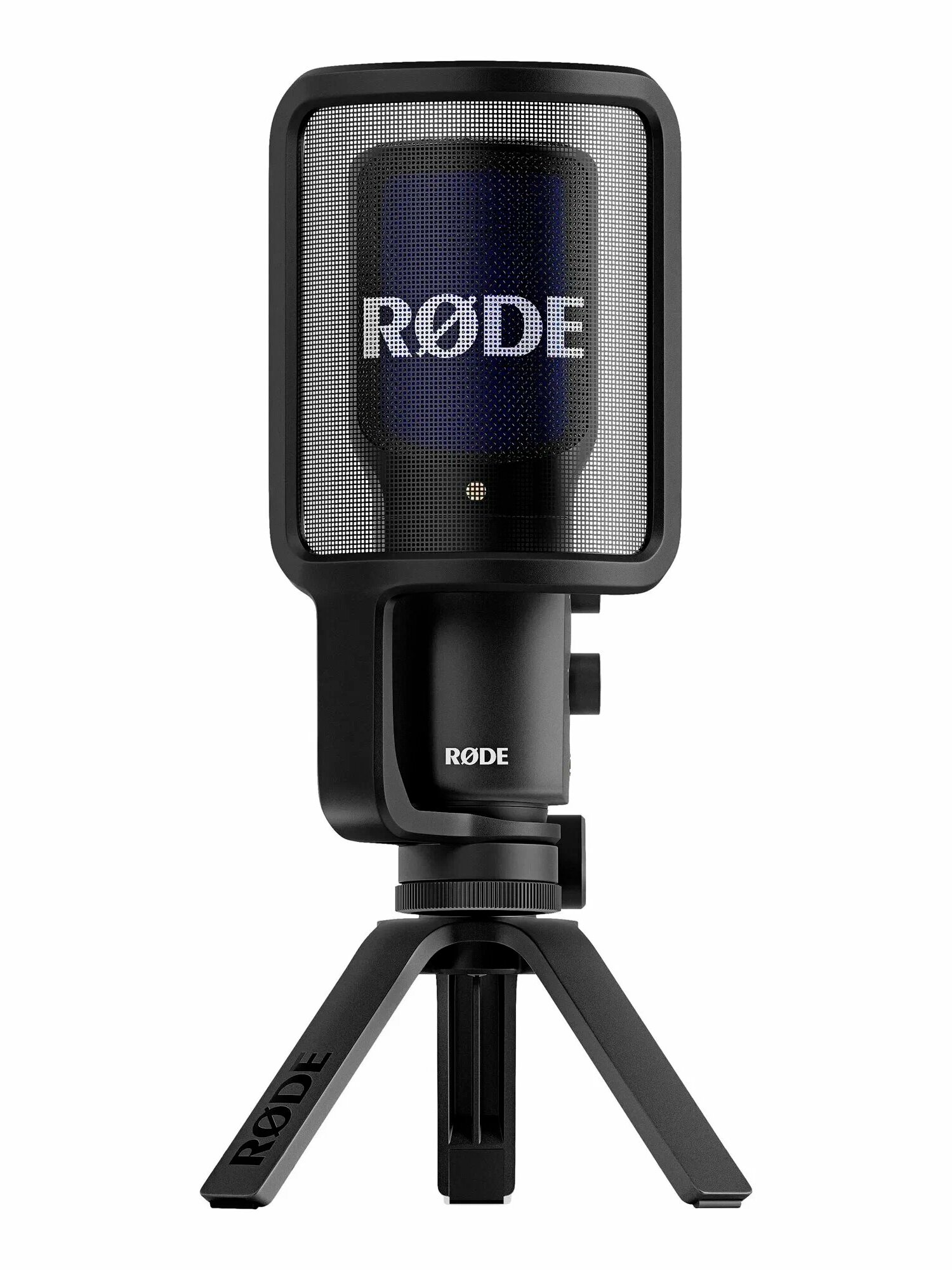Микрофонный комплект RODE NT-USB+, комплектация: микрофон, разъем: USB, черный