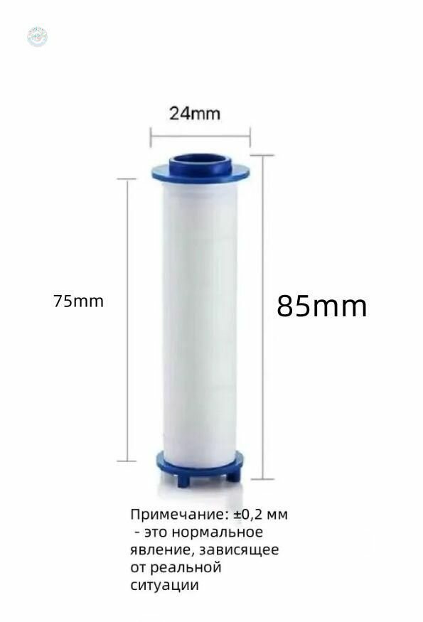 Сменный фильтр для душевой лейки, полипропиленовый наполнитель для очистки воды от извести и ржавчины, смягчение воды в душе