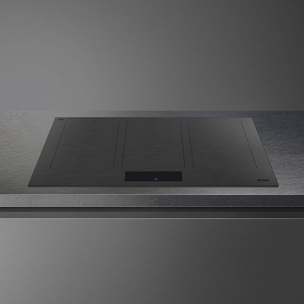 Индукционная варочная панель 90 см SMEG Classica SIM3964MB черная
