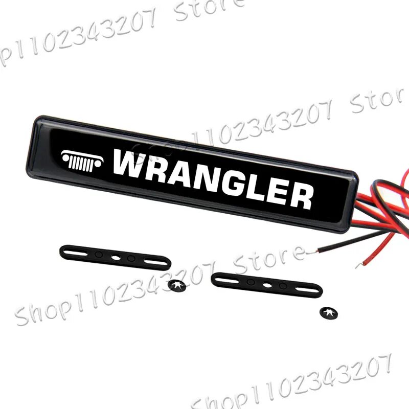 Авто внешний декор автомобиля передняя решетка капота эмблема светодиодный светильник гриль свет для Jeep Wrangler JK JL Grand Cherokee Commander Compass