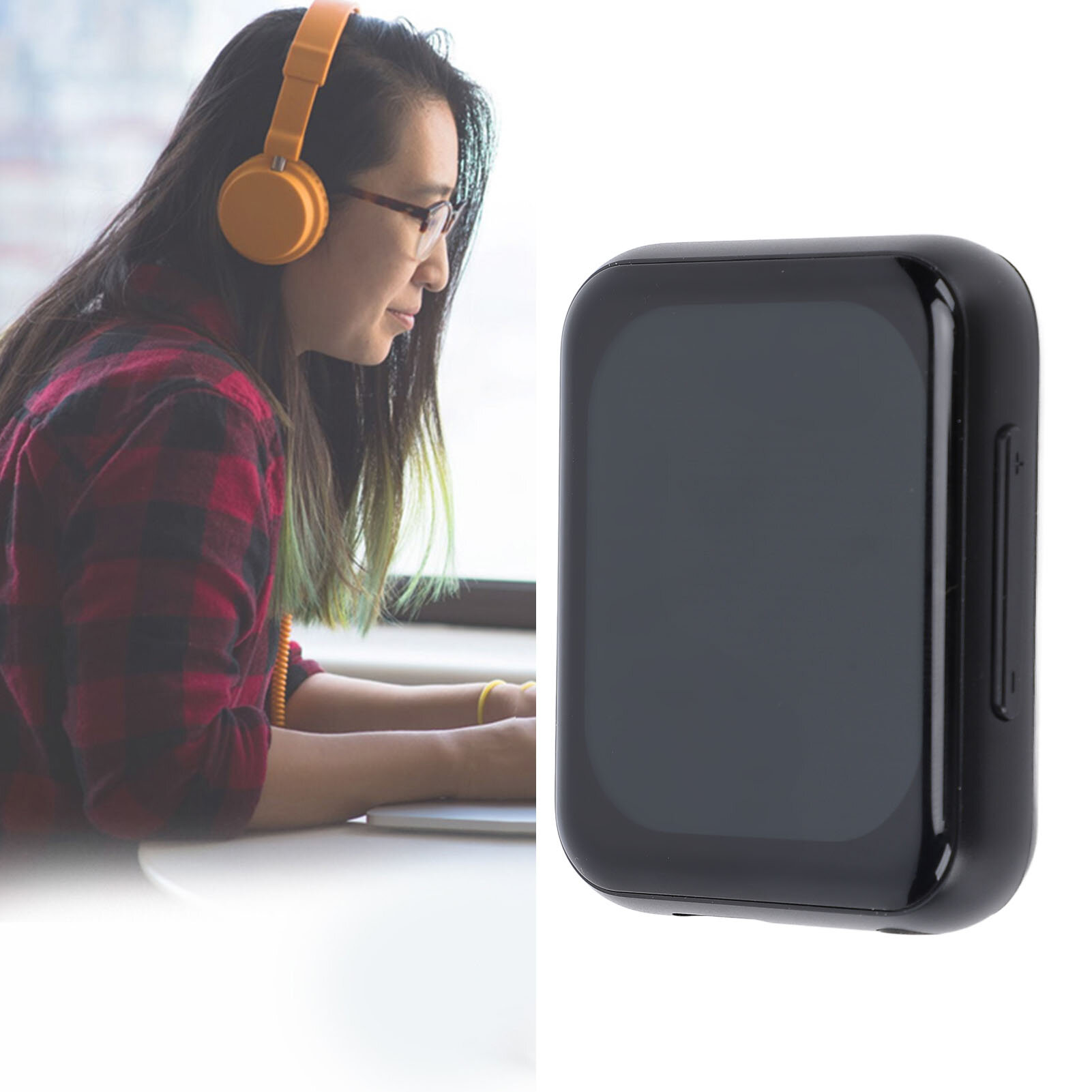 Сенсорный экран высокой четкости MP4 1,96-дюймовый IPS экран электронная книга диктофон поддержка до 32 ГБ MP3 музыкальный плеер для учебы проигрыватель