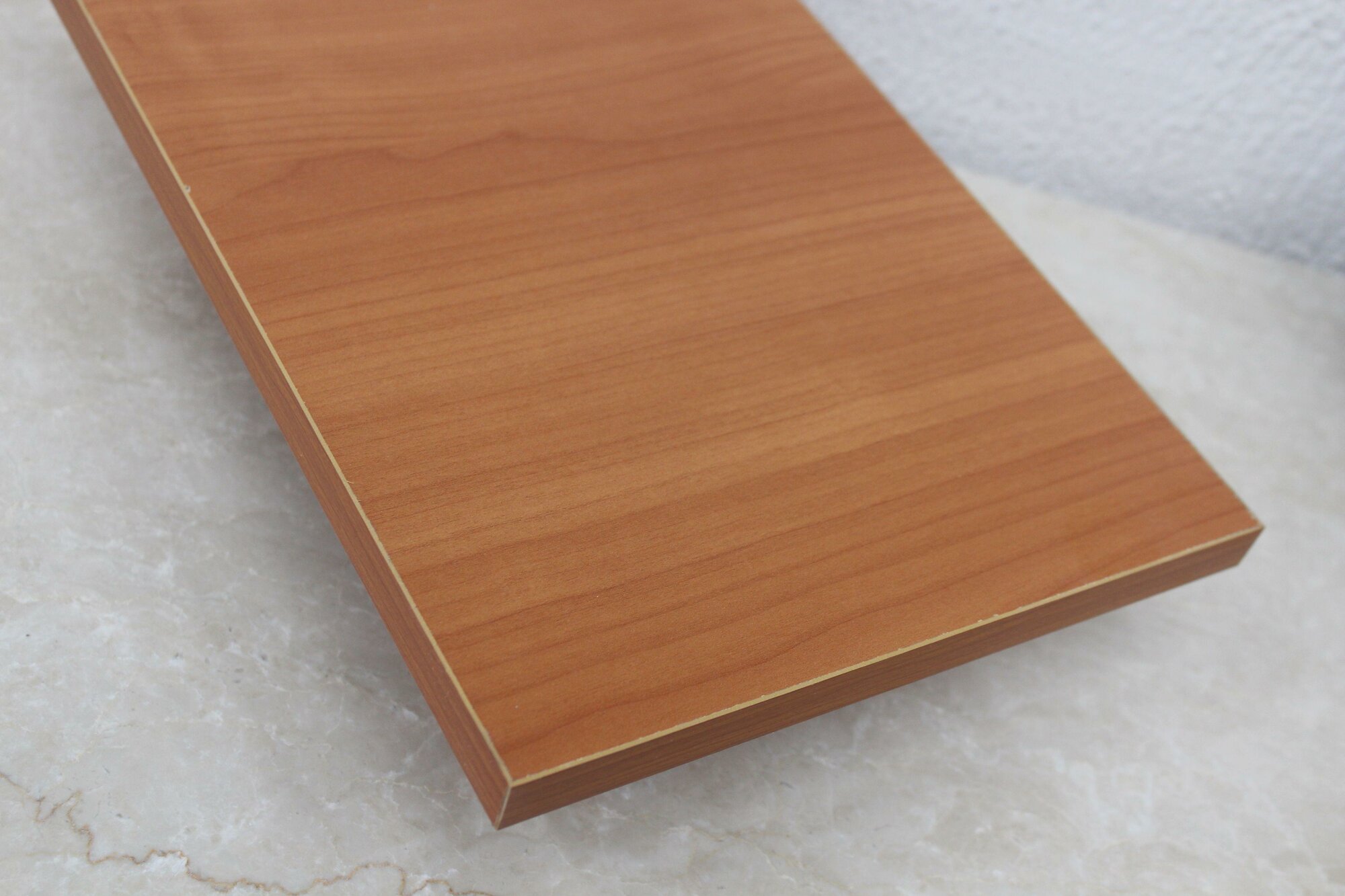 Мебельный щит, 16 мм, 1550 х 160 мм, с кромкой 1 мм, цвет Вишня