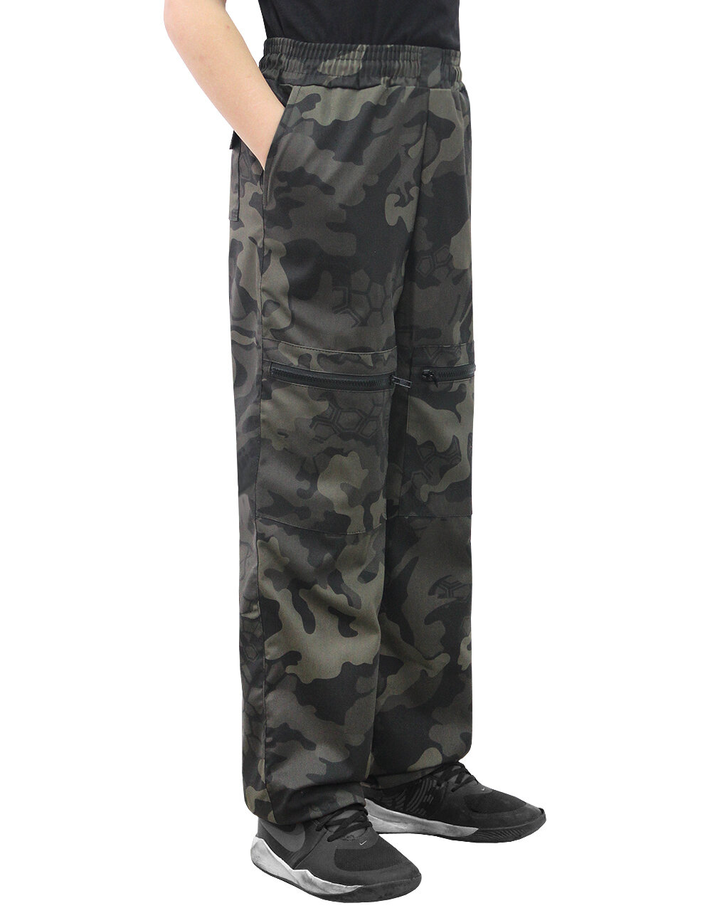 Брюки камуфляжные на резинке