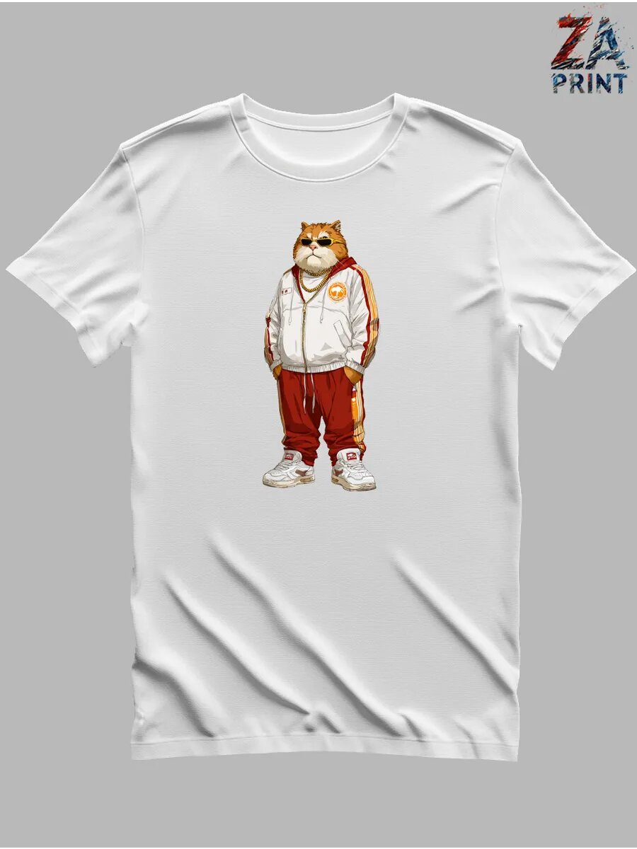 Футболка кот спортик