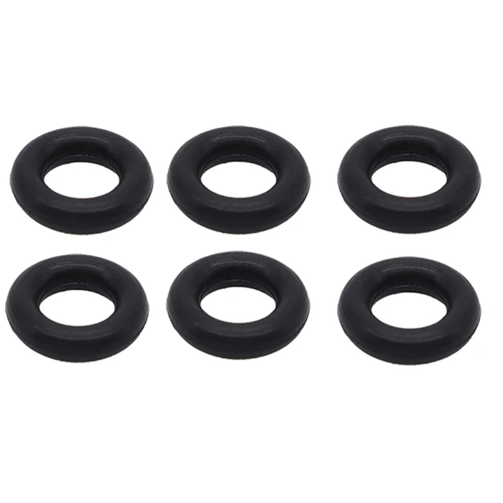 6x топливная форсунка, медная прокладка, уплотнительное кольцо, комплект уплотнений для VW 6 Pcs