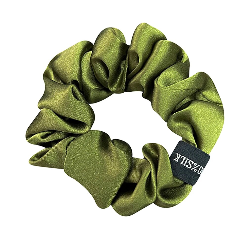 Шелковая резинка для волос CANCI, Army green