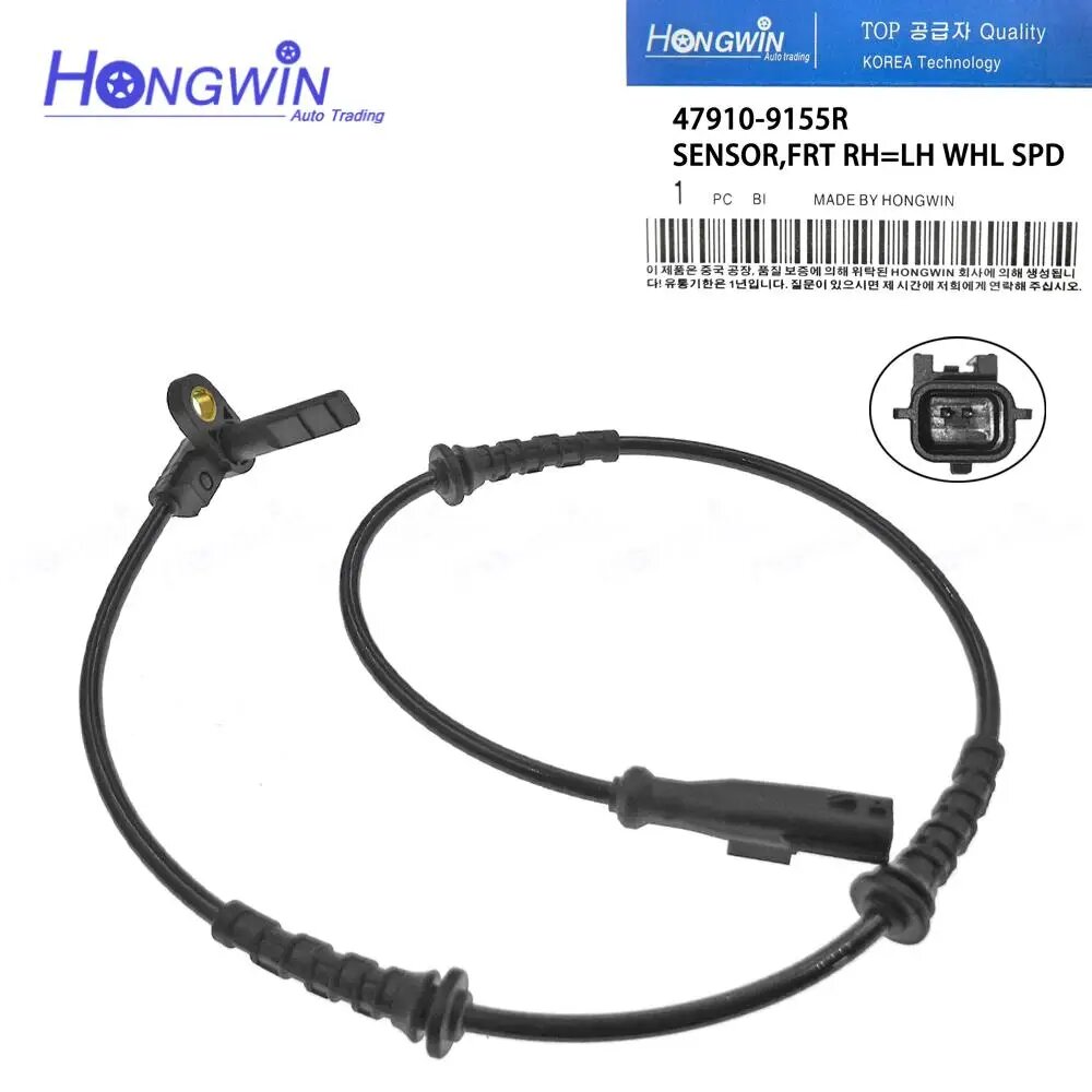 1/2 шт. 479109155 Передний датчик скорости ABS R для Renault Fluence Megane Scenic Dacia Duster 1.5 1.6 2.0 2010-ON FRONT 1 PCS