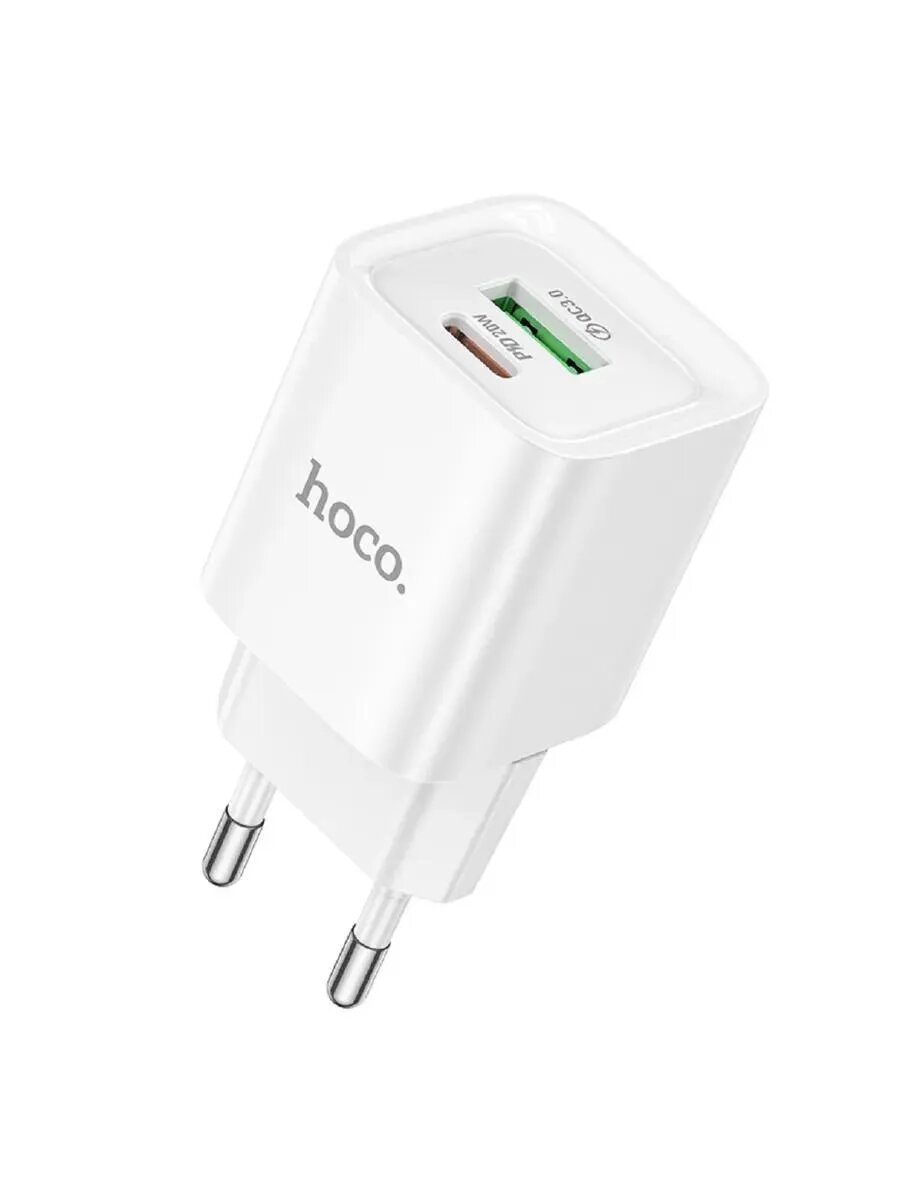 Сетевое зарядное устройство C147A USB+Type-C 3.0A