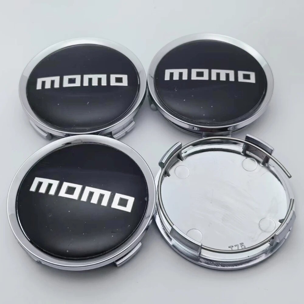 4 шт. 74 мм (69 мм ввода) MOMO, значок с логотипом, центральные колпаки колес автомобиля, эмблема MOMO, колпаки для ступицы, центральная крышка, сменные аксессуары, 74MM Silver Caps, MOMO Badge, 4pcs Wheel Cap