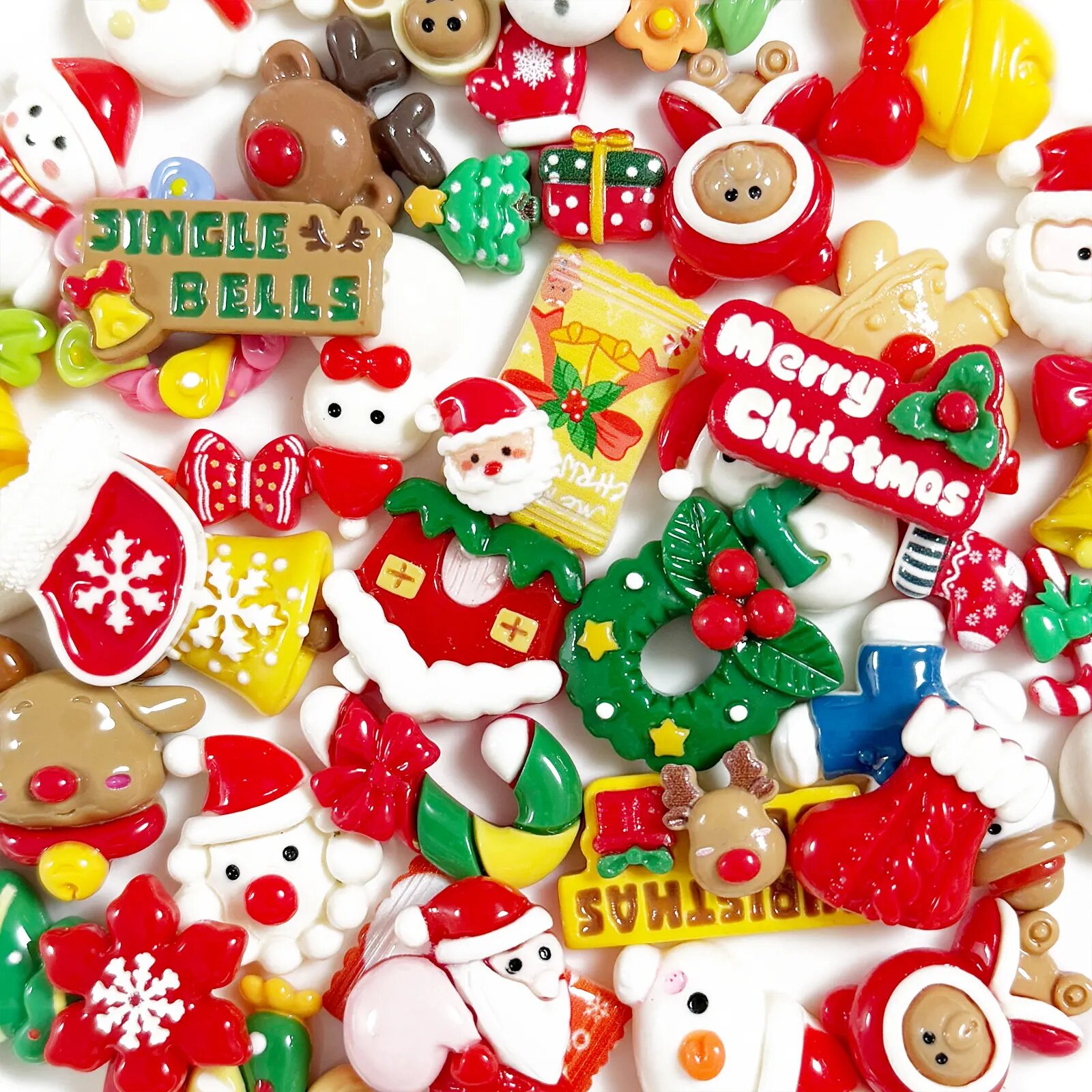 Наборы для создания кейсов для телефона Christmas Mix, 20Pcs Random Mix