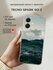 Чехол на Tecno Spark Go 2 / Текно Спарк Го 2 с принтом "Волны 11"
