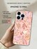 Чехол на Apple iPhone 13 Pro / Айфон 13 Про с принтом "Розовое счастье"
