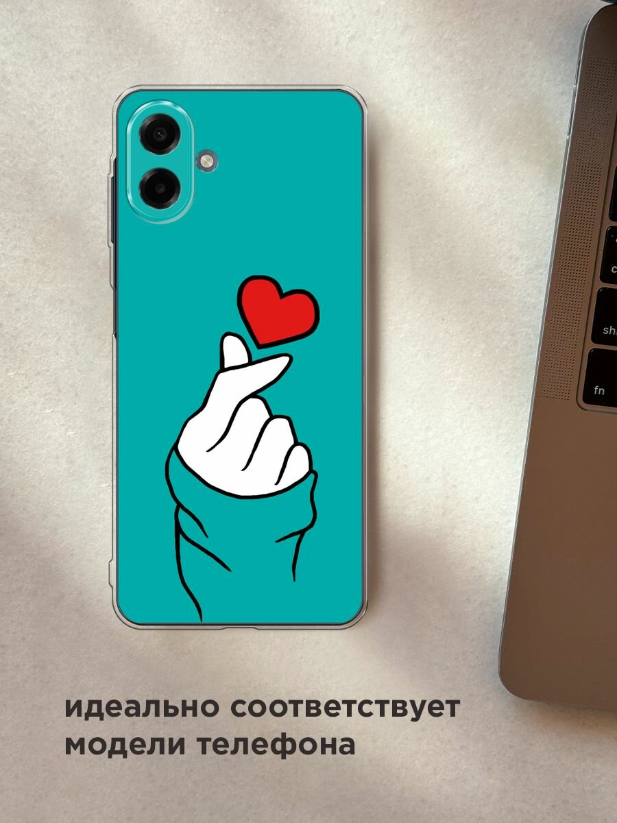 Чехол на Samsung Galaxy A07 / Самсунг А07 с принтом "Маленькое сердечко" — фото 1