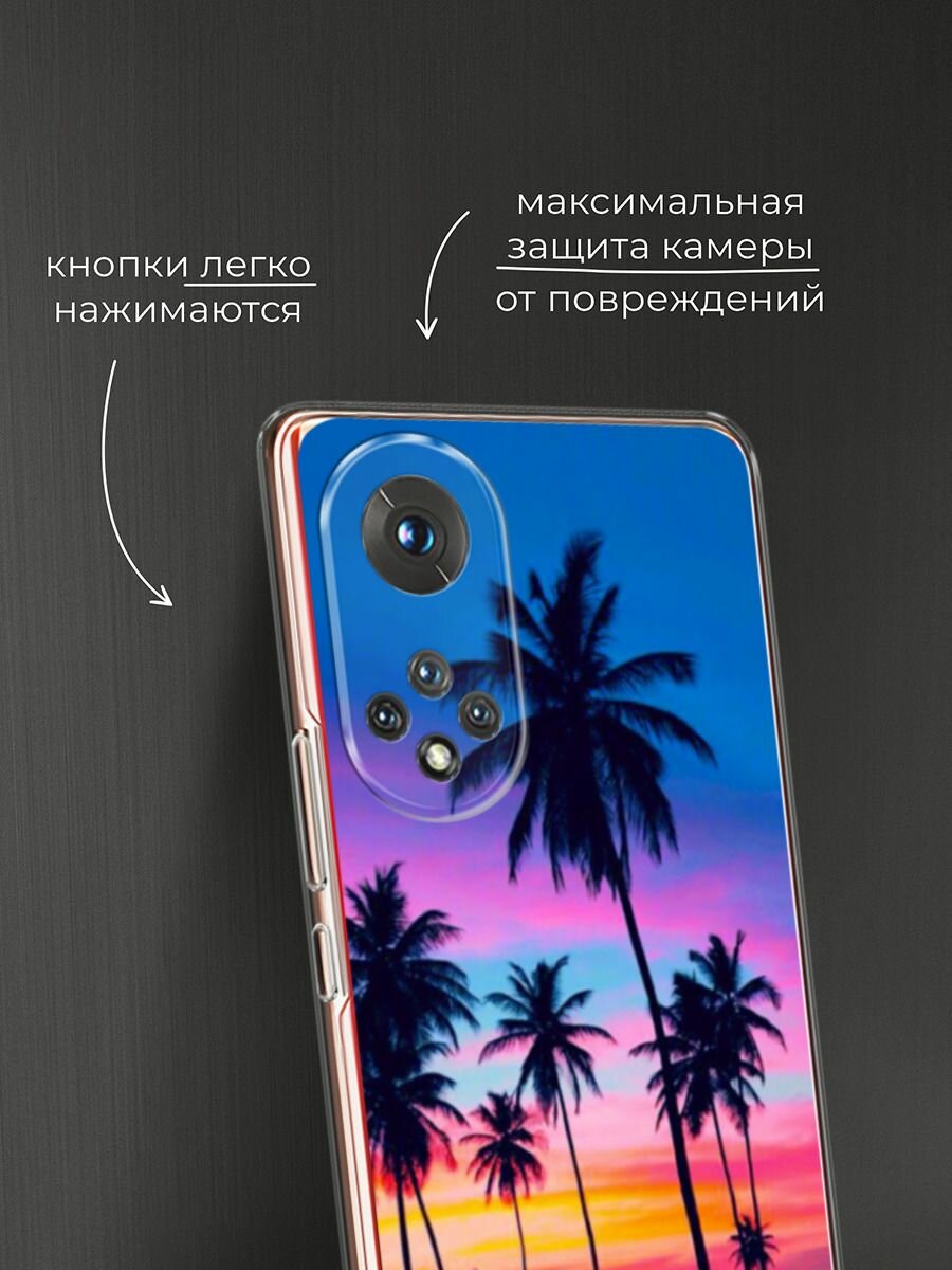Чехол на Honor 50/Huawei Nova 9 / Хонор 50/Хуавей Нова 9 с принтом "Закат 5" — фото 1