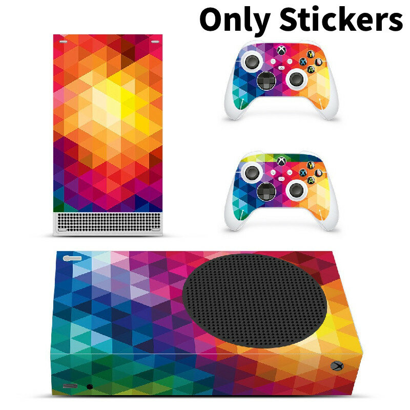 Защитная наклейка для xbox series s из pvc яркие цвета для персонализации консоли стиль g
