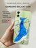 Чехол на Samsung Galaxy A06 / Самсунг Галакси А06 с принтом "Кит графика", прозр...